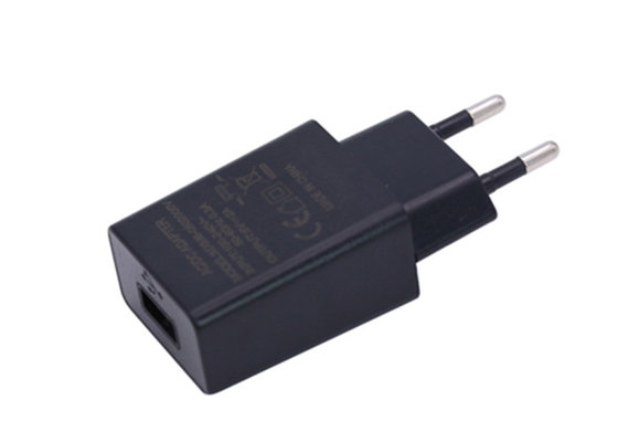 EU Plug USB Wall Power Plug Adapter , Iphone / Samsung USB Power Wall Adapter