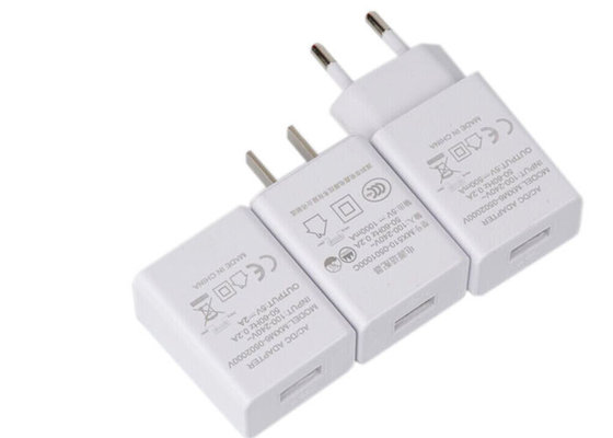 Light Weight USB Wall Charger European / US 2 Pins AC Plug 5V - 12V Output