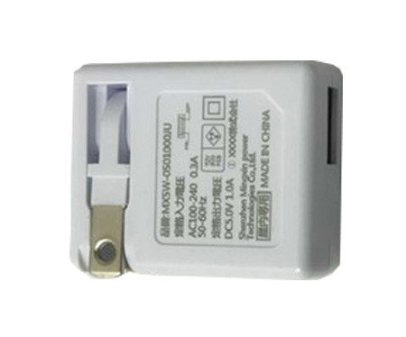 Mobile Phone USB Port Charger Adapter Single Port Black / White Color