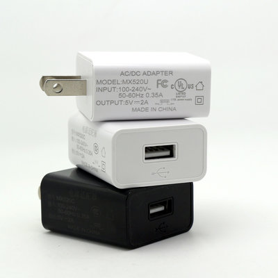 Mini USB Fan USB Wall Charger 5V 1000mA Output US Plug Light Weight