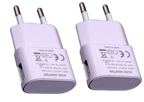 USB 3.0 Usb Wall Adapter , DC 5V 1000mA Usb Wall Power Adapter Plugs Optional