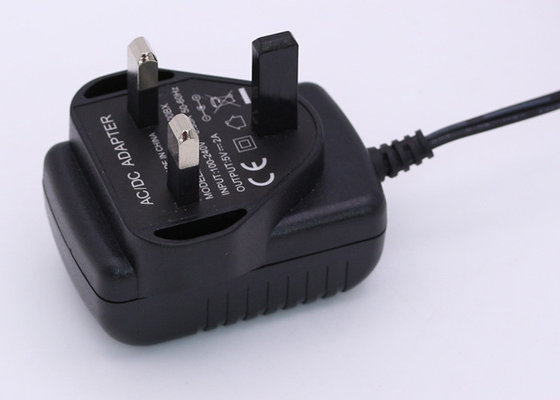 Plug In Wall Switching Power Adapter , 1.5A 18W DC Switching Mode Adapter