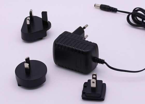AC To DC 12W Power Adapter 12V 1A Output Various Interchangeable Plugs