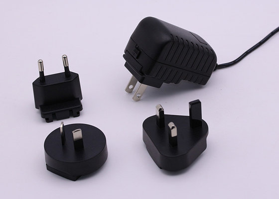 AC To DC 12W Power Adapter 12V 1A Output Various Interchangeable Plugs