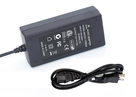 Class II Replacement Laptop Adapter , 12V 5A 60W Laptop Battery Charger Adapter