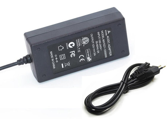 Class II Replacement Laptop Adapter , 12V 5A 60W Laptop Battery Charger Adapter