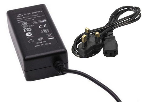 Indoor Universal AC DC Power Supply 9 Volt 2500mA Output 36 Watt Power