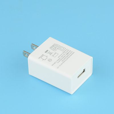 5V 1A Switching Power Adapter , Wall Mount USB Charger Adapter With EU/UK/US/JP/AU/IN/KR Plug