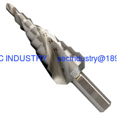 China Inch Size HSS Spiral Grooved Step Drills supplier