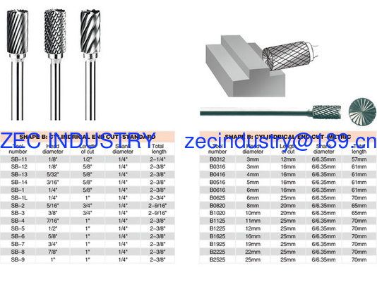 Carbide burrs / Carbide rotary files -SHAPE X supplier