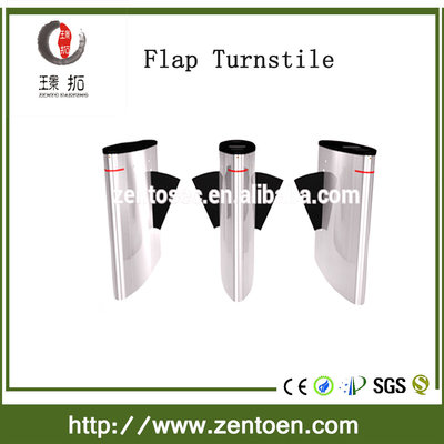 factory price bridge type pedestrian turnstile stainless steel automatic flap turnstile gate