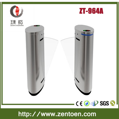factory price bridge type pedestrian turnstile stainless steel automatic flap turnstile gate