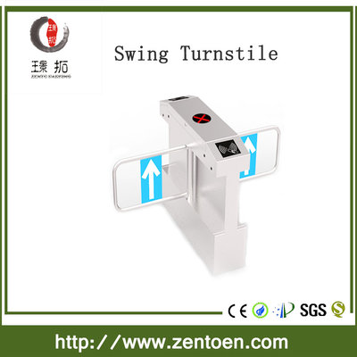 automatic pedestrian swing turnstile gate/ luxury bridge swing turnstile/turnstile gate