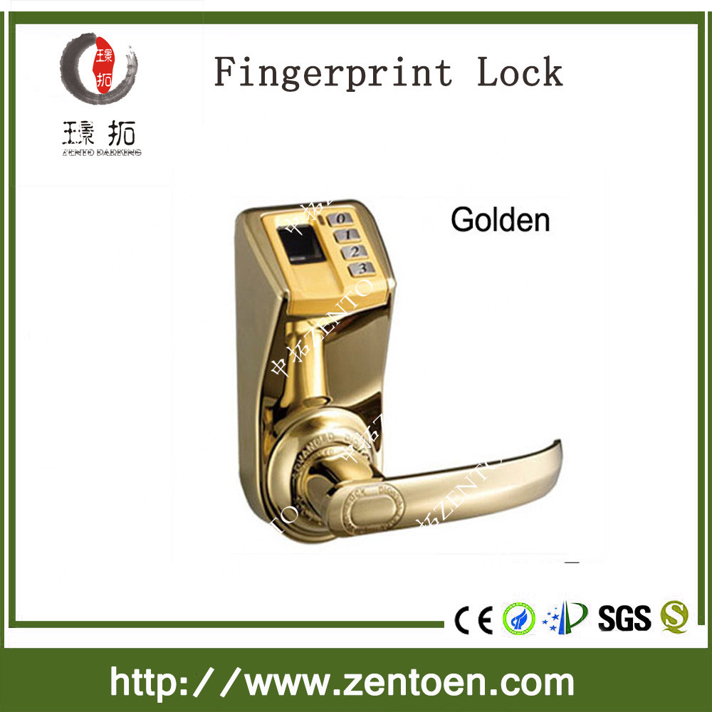 indoor user fingerprint cabinet lock golden & silver biometric fingerprint door lock