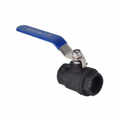 Carbon steel two-piece internal thread ball valve WCB two-piece heavy duty thread ball valve full diameter manufacturer