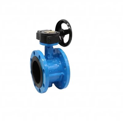 Handle to clamp butterfly valve  Turbine butterfly valve