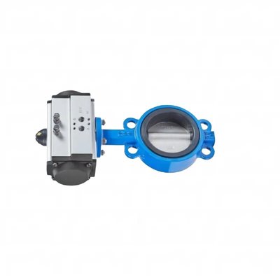 Pneumatic clamping butterfly valve  Nodular cast iron  304 stainless steel plate