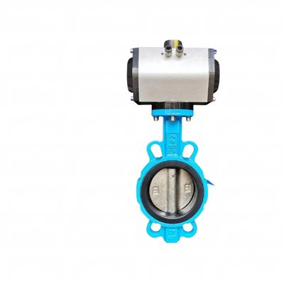 Pneumatic clamping butterfly valve  Nodular cast iron  304 stainless steel plate