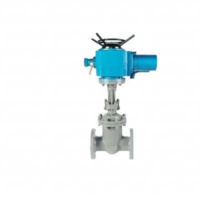 Electric cast steel gate valve   Chinese DN50-DN400 High Pressure Flange WCB Casting Electric Gate Valve