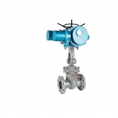 Electric cast steel gate valve   Chinese DN50-DN400 High Pressure Flange WCB Casting Electric Gate Valve
