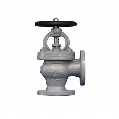 Cast steel Angle flanged globe valve  JIS  ANSI    DIN   5K  10K  16K