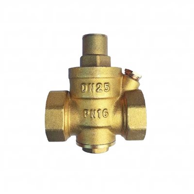 High Temperature Adjustable Pressure Brass Water Pressure Reducing Regulator Valve for Water
