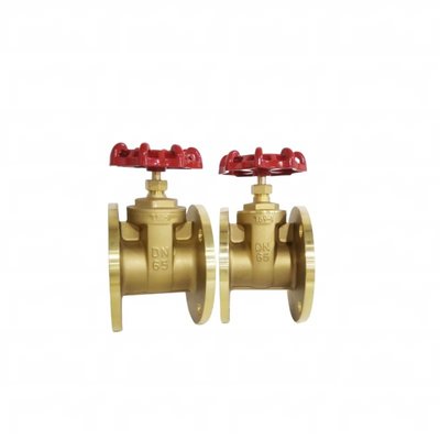 factory casting dn40 manual flange brass gate valve sanitary