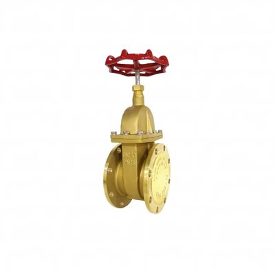 factory casting dn40 manual flange brass gate valve sanitary