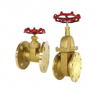 factory casting dn40 manual flange brass gate valve sanitary