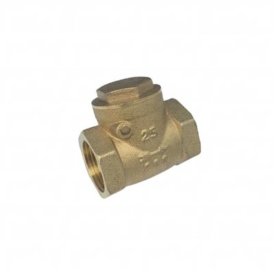 Factory supply vertical brass check valve spring lifting type threaded check valve customized for sale