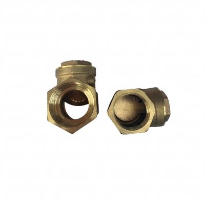 Factory supply vertical brass check valve spring lifting type threaded check valve customized for sale