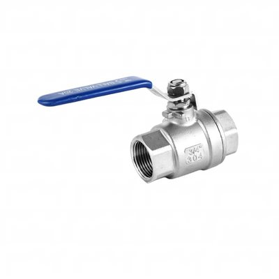 304 stainless steel ball valve two-piece two-piece internal thread water switch valve 4 minutes 6 minutes 1 inch dn1520