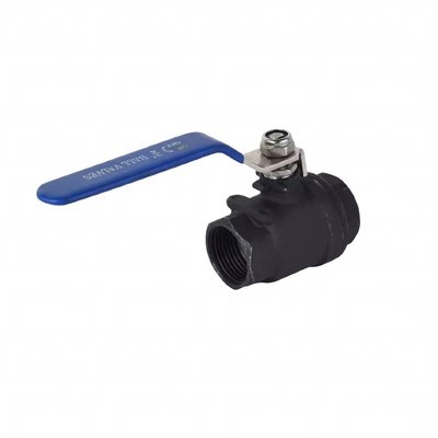 Carbon steel two-piece internal thread ball valve WCB two-piece heavy duty thread ball valve full diameter manufacturer