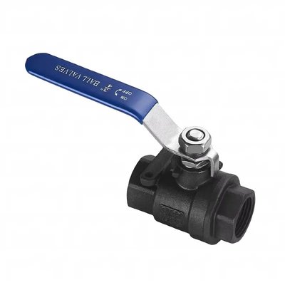 Carbon steel two-piece internal thread ball valve WCB two-piece heavy duty thread ball valve full diameter manufacturer