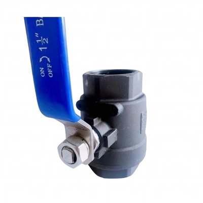 Carbon steel two-piece internal thread ball valve WCB two-piece heavy duty thread ball valve full diameter manufacturer