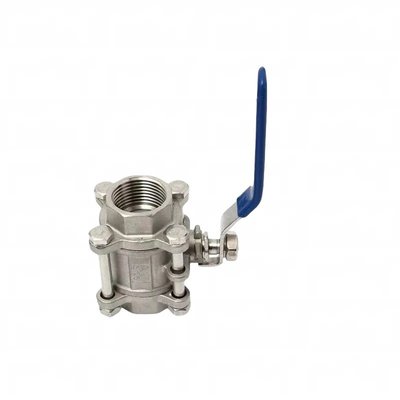 Three-piece ball valve high platform 304 stainless steel 3PC wire welding 1 inch 2 inch