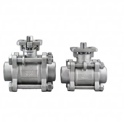 304 Three-piece welded high platform butt welded ball valve Stainless steel 316 welded three-piece ball valve Q61F