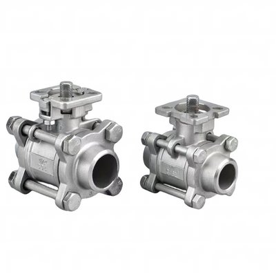 304 Three-piece welded high platform butt welded ball valve Stainless steel 316 welded three-piece ball valve Q61F