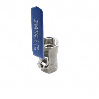 201/304/316 Stainless steel one-piece ball valve/internal thread ball valve butterfly handle ball valve switch 4 points
