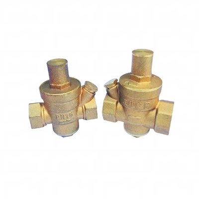High Temperature Adjustable Pressure Brass Water Pressure Reducing Regulator Valve for Water
