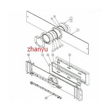 3034356 seal pipe for Sodick wire EDM