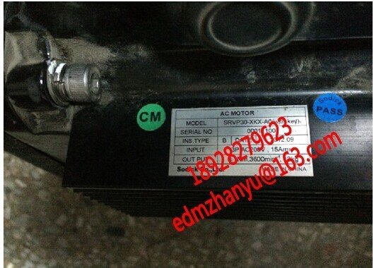 AC MOTOR SRVP30-XKX-AO for Sodick wire EDM / Sodick AC MOTOR SRVP30-XKX-AO