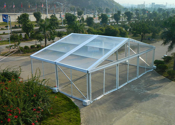 Temporarily Installed Clear Event Tent , Clear Party Tent For Outdoor Events
