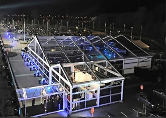 Temporarily Installed Clear Event Tent , Clear Party Tent For Outdoor Events