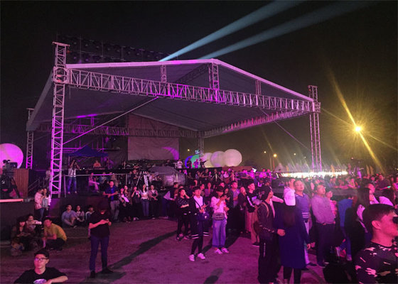 High Performance Aluminum Stage Truss Rainproof Easy Install With Shading Cover