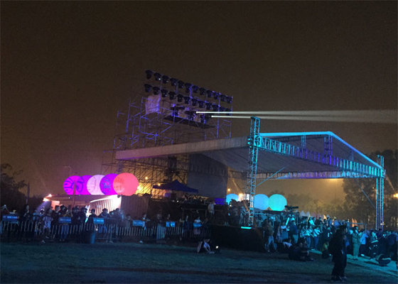 High Performance Aluminum Stage Truss Rainproof Easy Install With Shading Cover