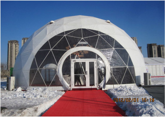 15m Diameter Geodesic Dome Tent Marquee Greenhouse With White PVC Fabric