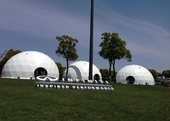 15m Diameter Geodesic Dome Tent Marquee Greenhouse With White PVC Fabric