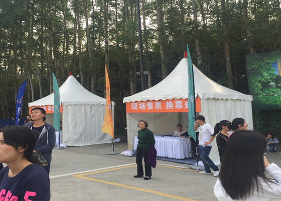 Waterproof Small Pagoda Marquee , 5 X 5m / 6 X 6m Pagoda Canopy Tent