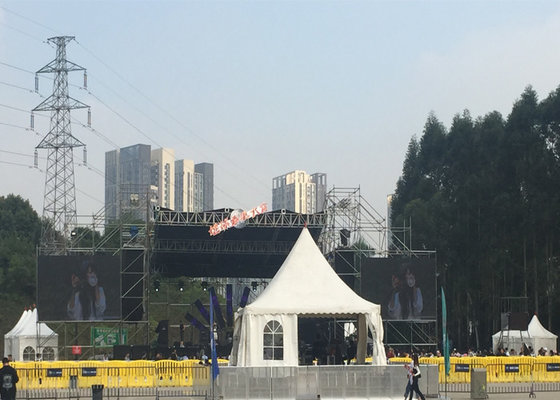 Stable Small 3 X 3m Outside Party Tents , Small Gazebo Tent With White Window